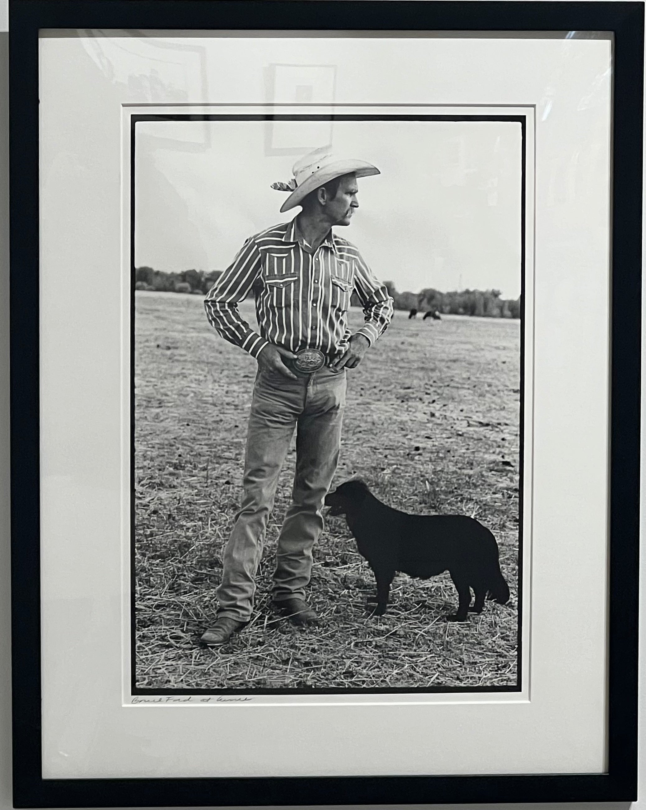 RO-026【Bruce Ford and dog, Kersey, Colorade, 1992】Arthur Elgort – MSQUARE